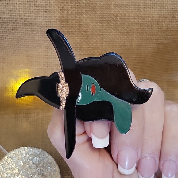Beyond Adorable | Jewelry | Wicked Witch Of The West Elphaba Pin | Poshmark